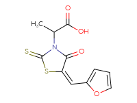 기타수입시약 > 2-[(5E)-5-[(furan-2-yl)methylidene]-4-oxo-2-sulfanylidene-1,3 ...